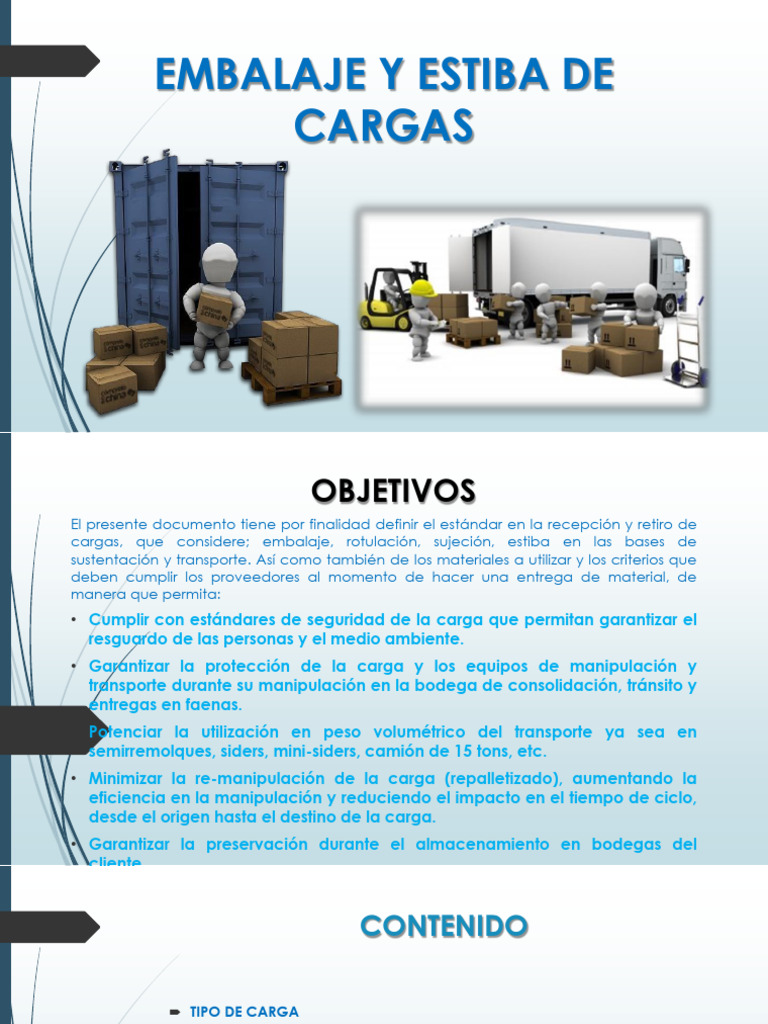 Estiba de Carga Curso | PDF