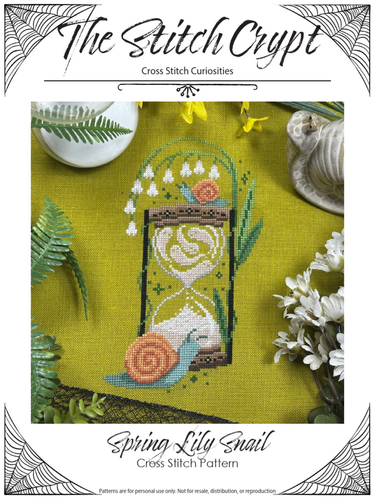 TheStitchCrypt - Spring Lily Snail | PDF