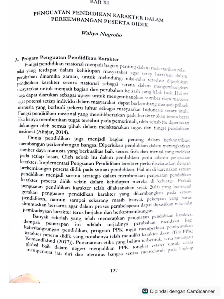 Perkembangan Pendidikan Karakter | PDF