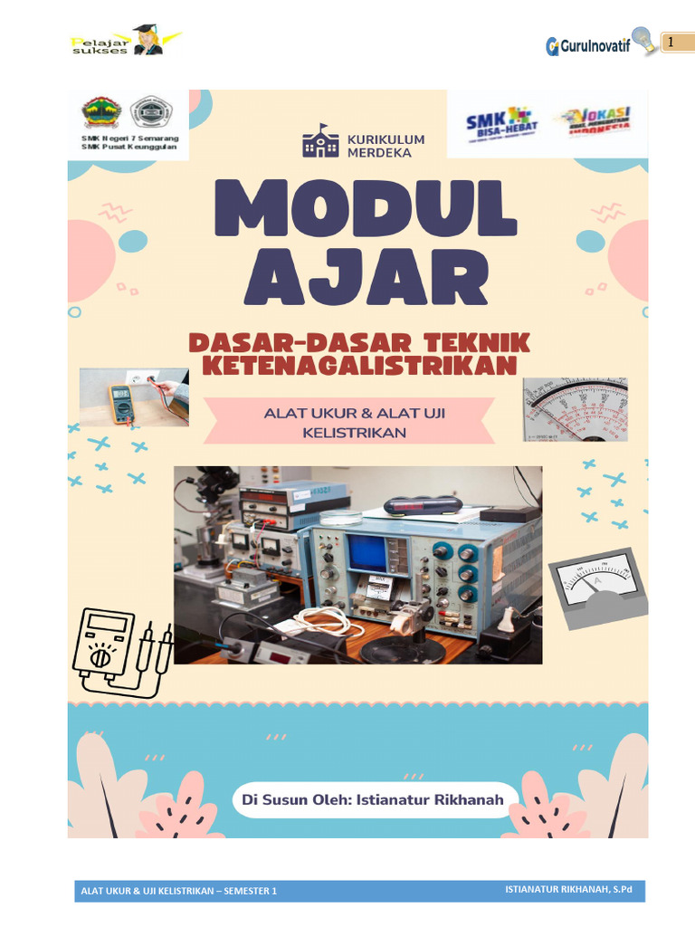 Modul Ajar Alat Ukur Listrik - Docx Pertemuan 11.docx DG TTD | PDF