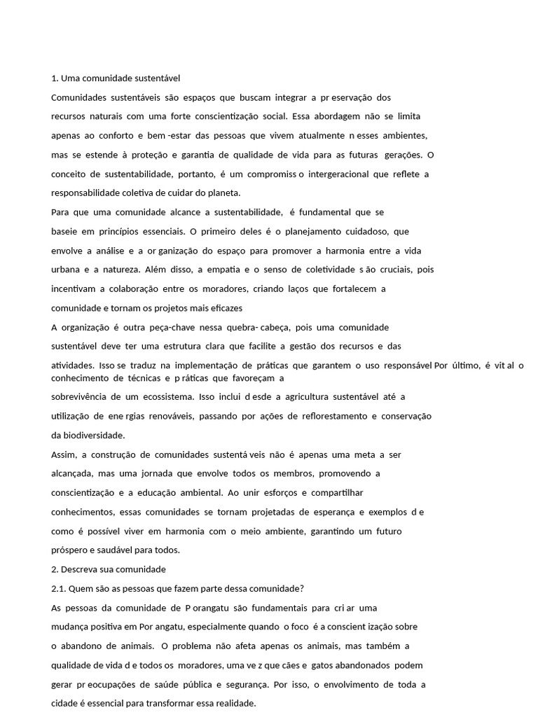 Proj Ext Cuidados Animais | PDF | Sustentabilidade | Exclusão social