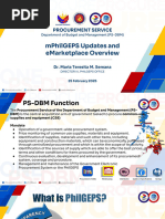 Philgeps Presentation | PDF | Business | Finance & Money Management