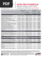 2026 Fee Schedule Bloemfontein Mbombela NMB Polokwane Final | PDF ...