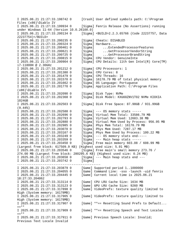 _FenrisDebug-0 | PDF | Operating System | Central Processing Unit