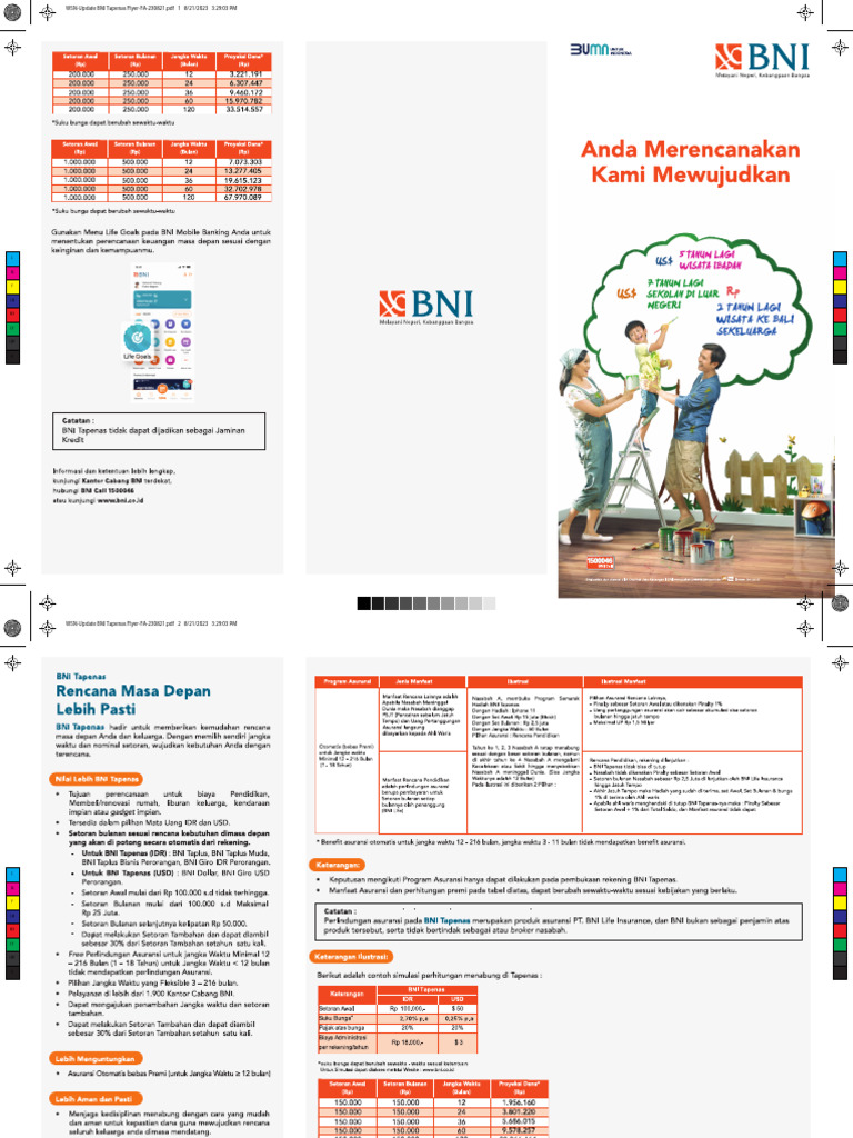 WSN Update BNI Tapenas Flyer | PDF