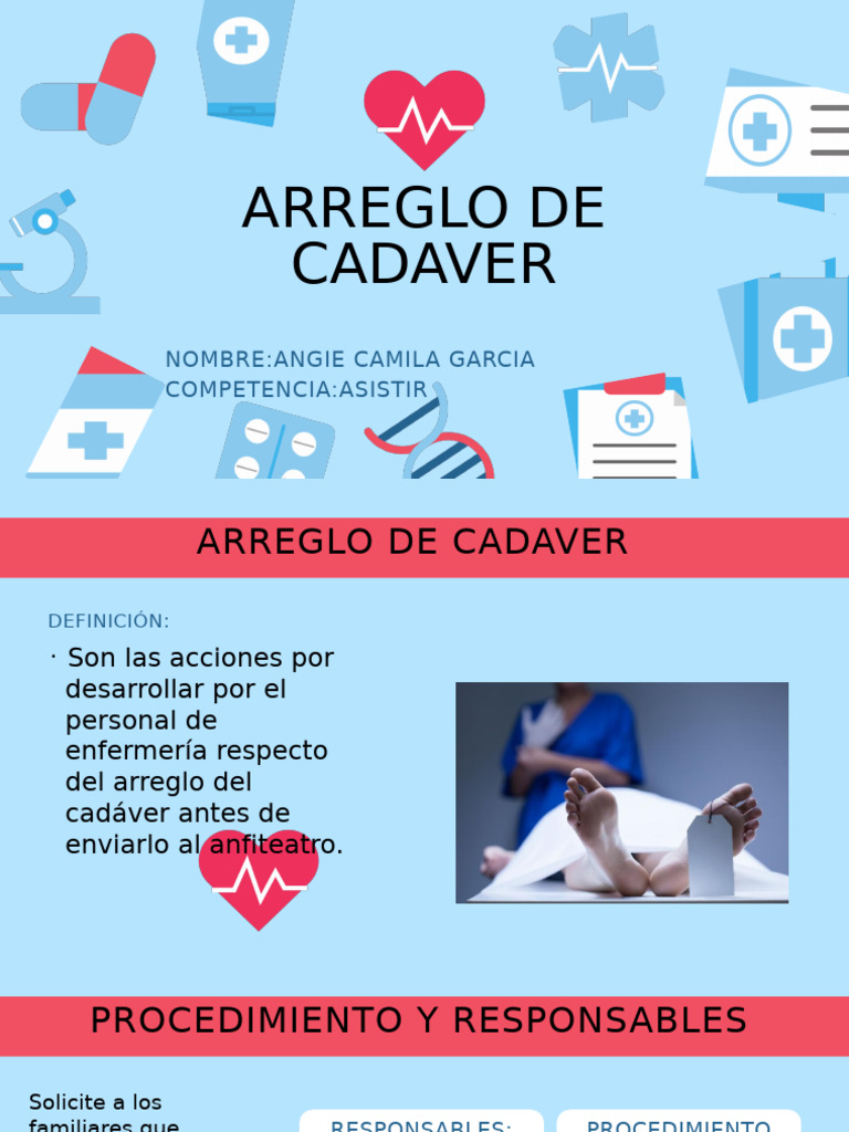 Arreglo de Cadaver | PDF | Medicina | Cuidado de la salud