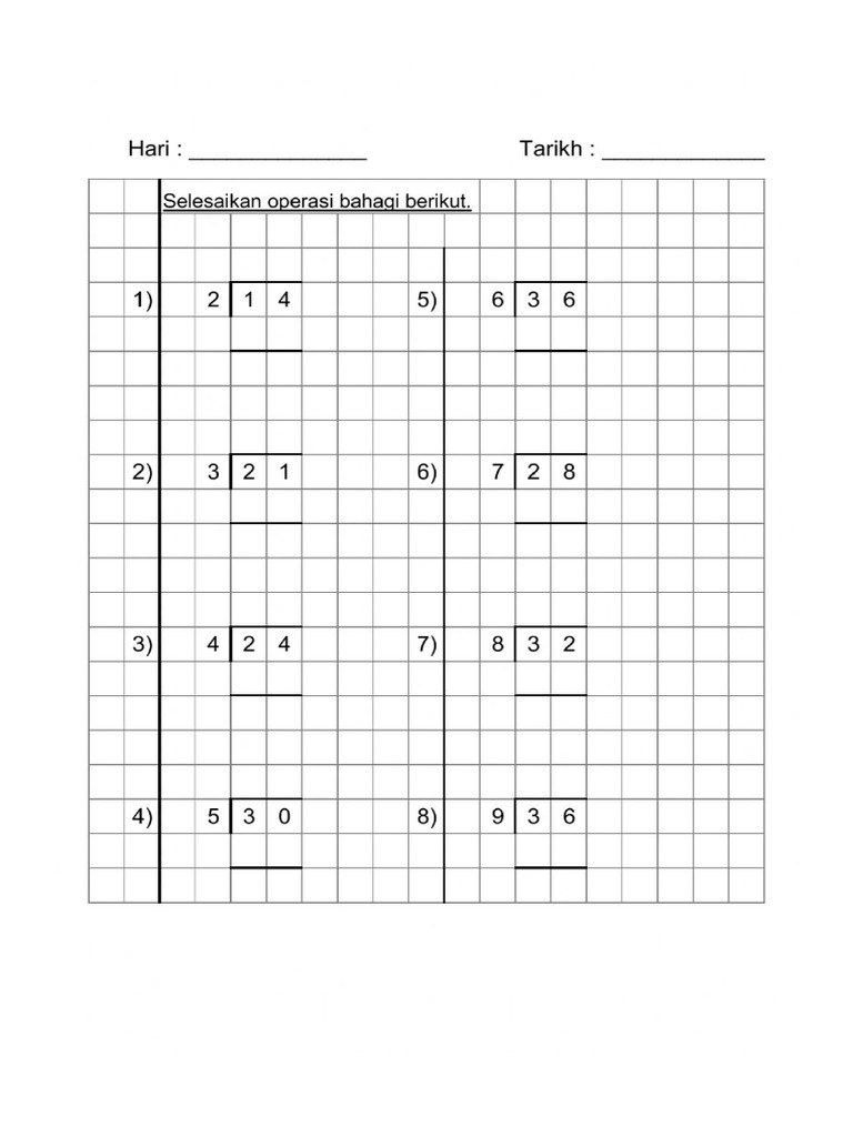 Matematik Bahagi Pemulihan | PDF