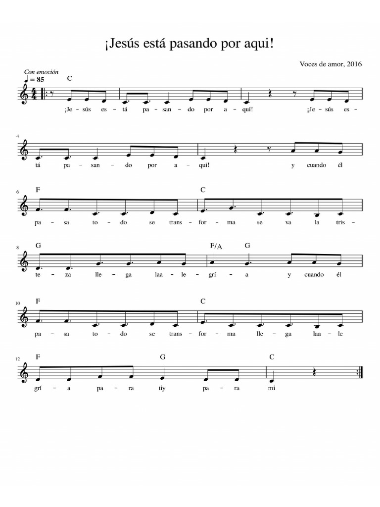 Jesús Está Pasando Por Aqui | PDF