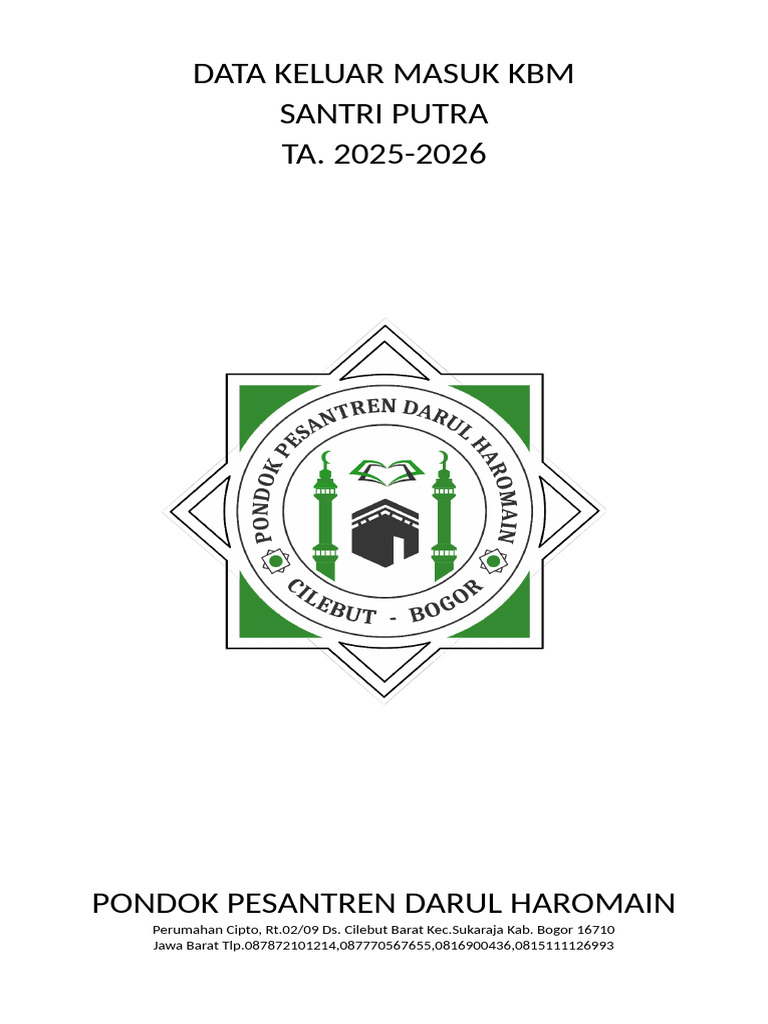 Cover Buku Keluar Masuk KBM | PDF