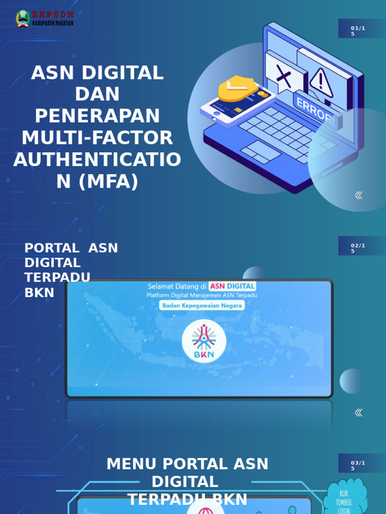 Sistem Informasi Manajemen Kepegawaian Dan Pensiun (Asn Digital Dan Mfa) | PDF