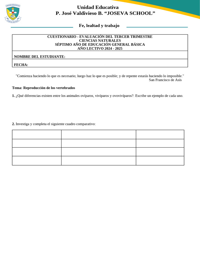 Cuestionario 7mo CCNN Evaluacion 3er Trimestre-1411750011367 | PDF