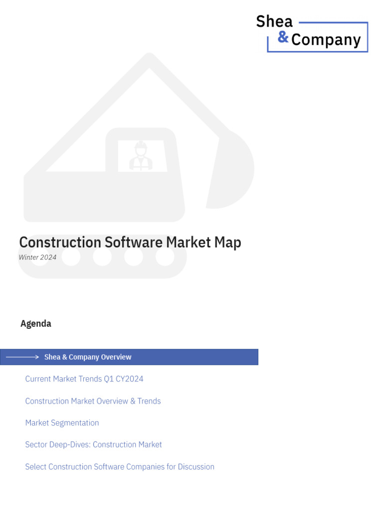 Construction Software Market Overview | PDF | Building Information ...