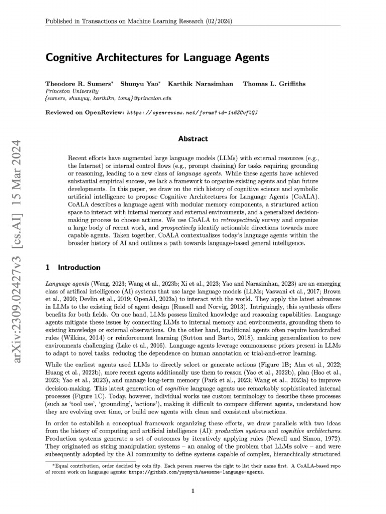 Cognitive Articleas | PDF | Artificial Intelligence | Intelligence (AI) & Semantics