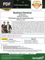 India Extravaganza 2025 - HPL Reception Updated Flyer | PDF