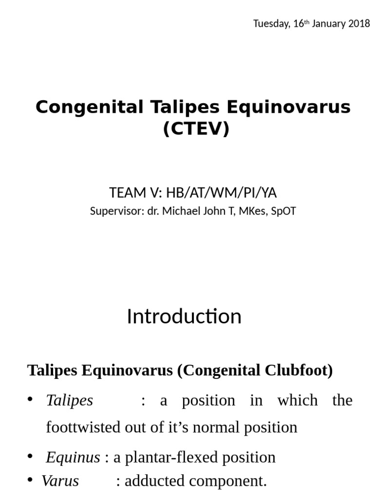 Ctev 16-1-18 | PDF | Foot | Ankle