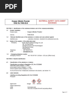 Copper Sulfate Safety Data Sheet | PDF
