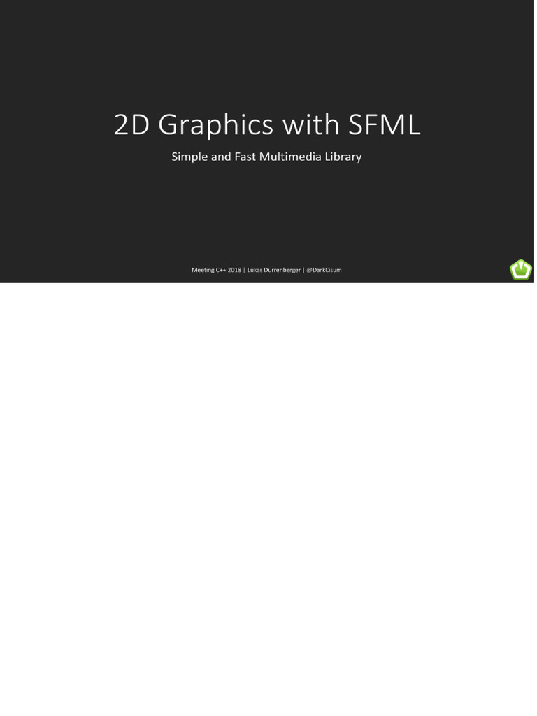 Game Tutorial SFML | PDF