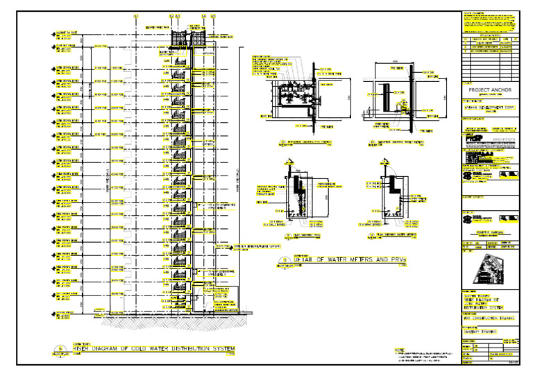 Se-25 NT Riser Diagram of Cold Water Distribution System | PDF