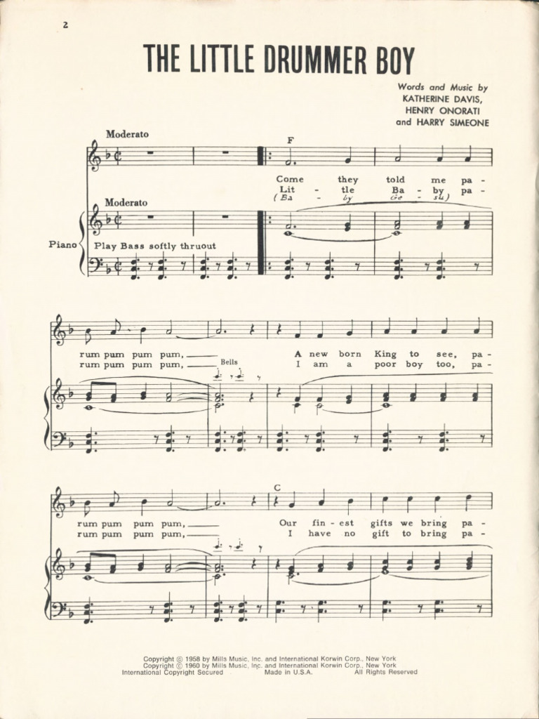 Little Drummer Boy | PDF
