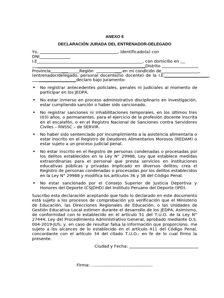 Anexo 3-6 Jedp | PDF | Justicia | Crimen y violencia