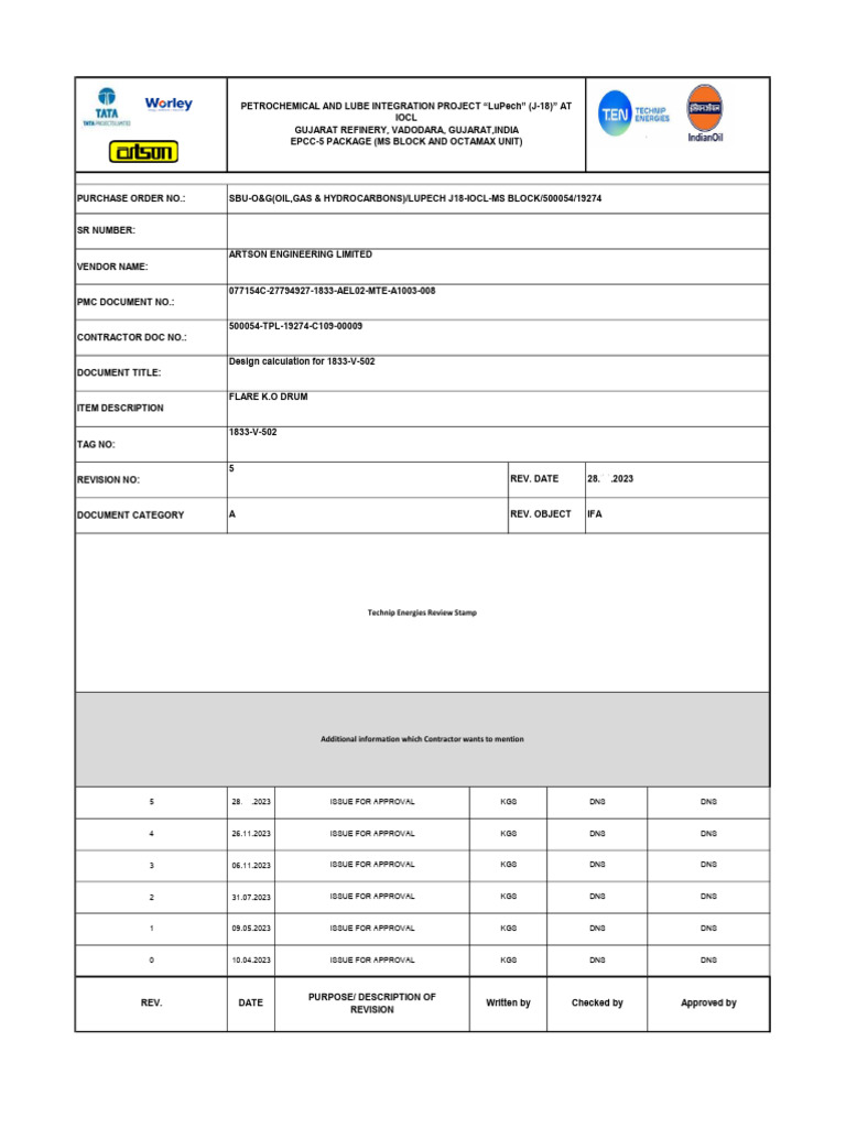 Technip Energies Review Stamp | PDF