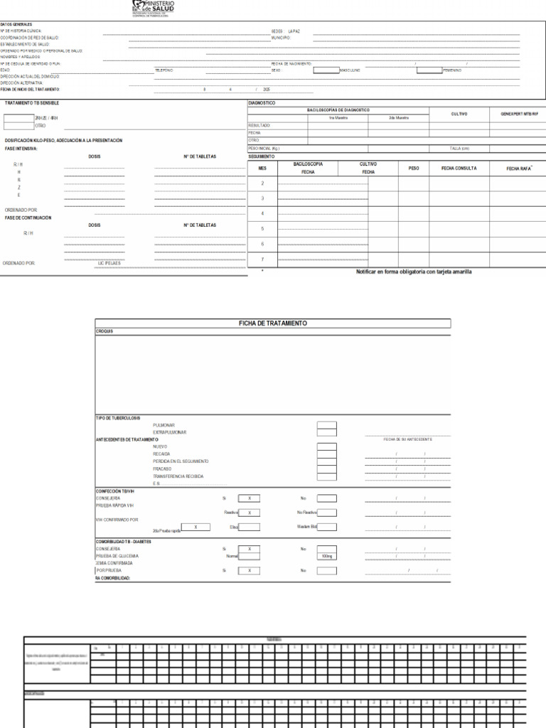 Ficha TB Unificada | PDF