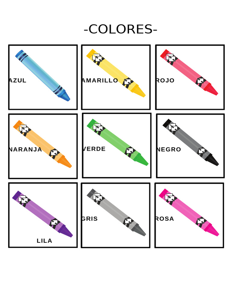 Picto Colores Auticmo | PDF