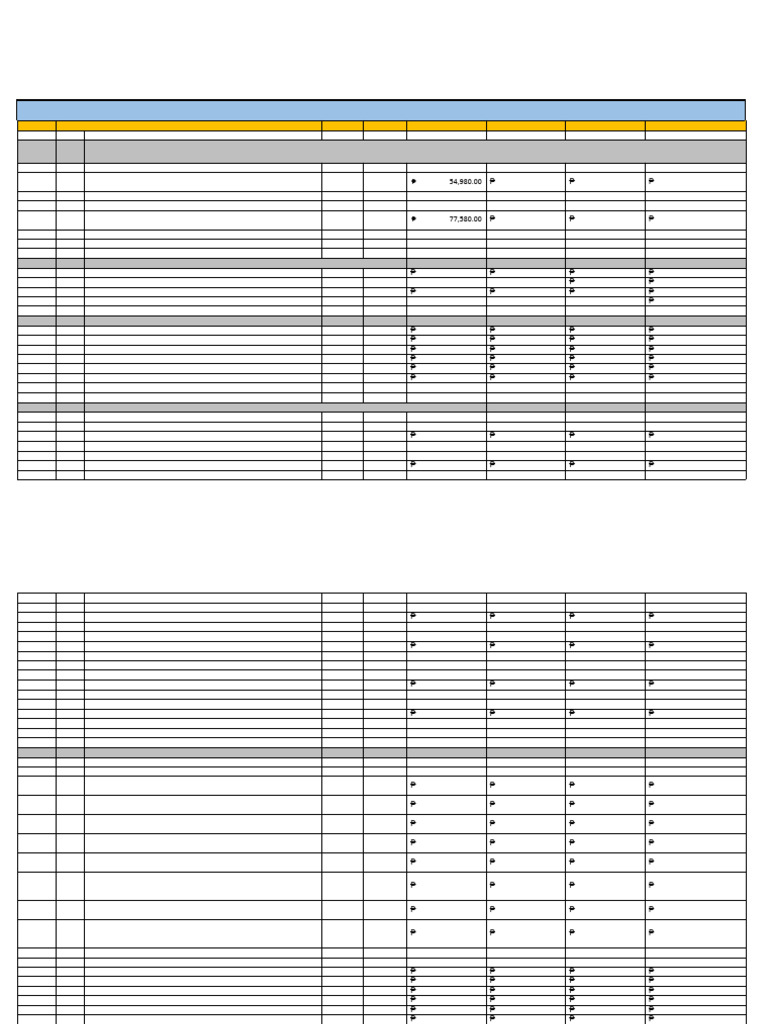 Mechanical Works Bill of Quantities | PDF | Pipe (Fluid Conveyance ...