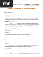 ULC Civil Wedding Script | PDF | Wedding | Marriage
