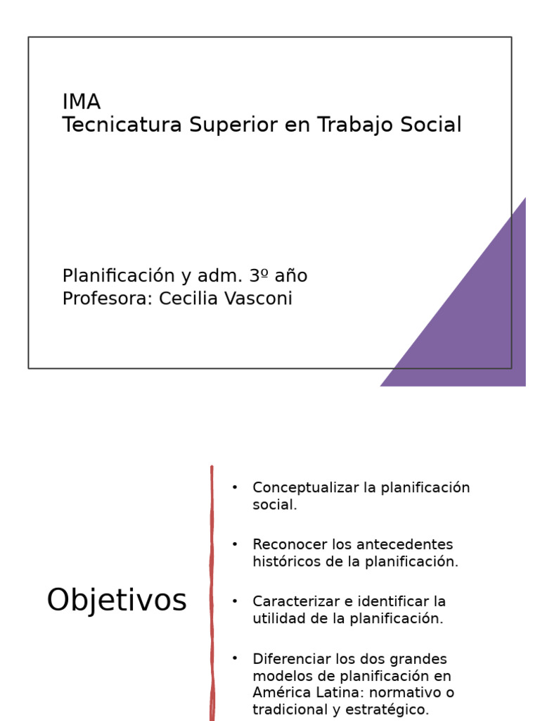 Planif PPT Coceptualiz La Planif y Modelos | PDF | Planificación | Aprendizaje