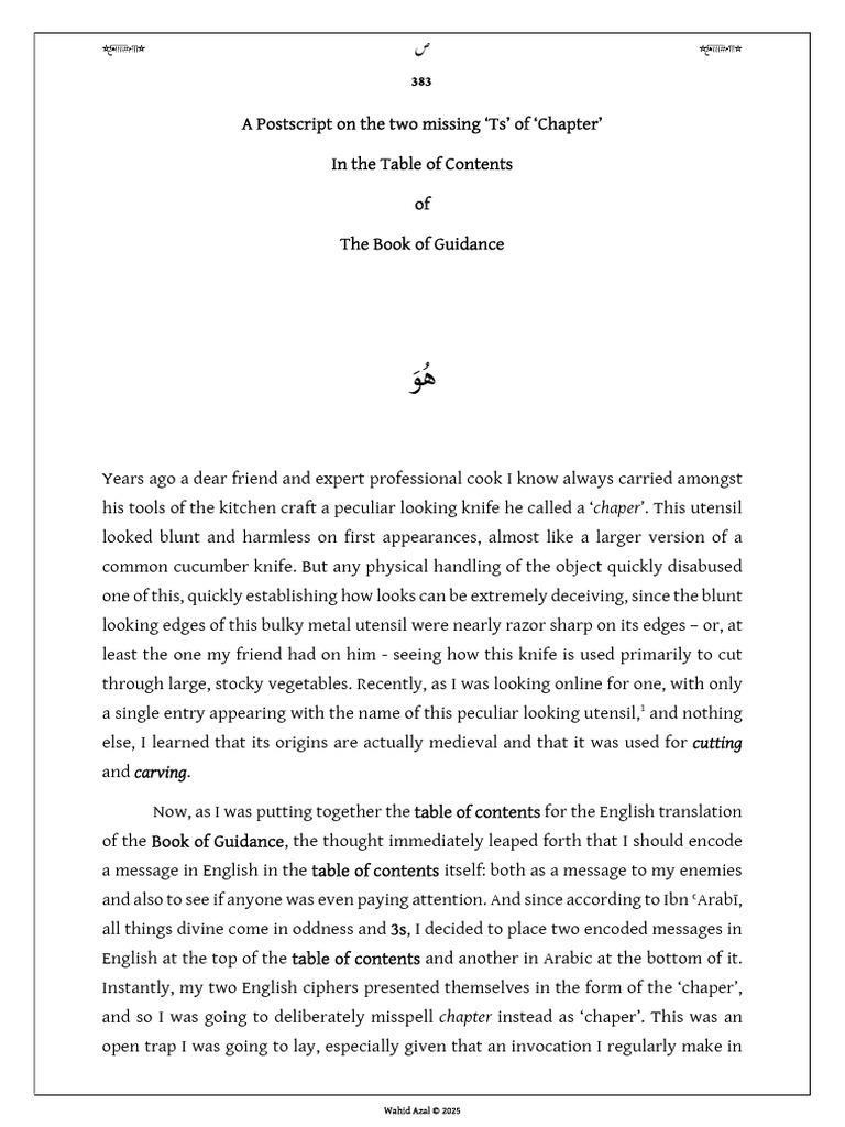 A Postscript on the Two Missing Ts of Ch | PDF | Religious Faiths ...