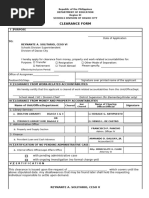 CS Form No. 7 Clearance Form Revised 2018 | PDF | Business