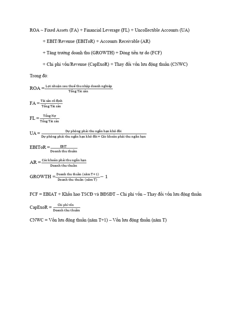 Giải thích Biến KTL | PDF