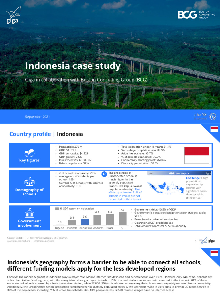 Indonesia Case Study | PDF | Indonesia | Economies