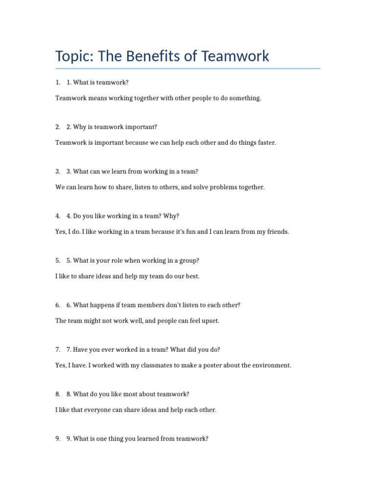 Benefits of Teamwork QA | PDF