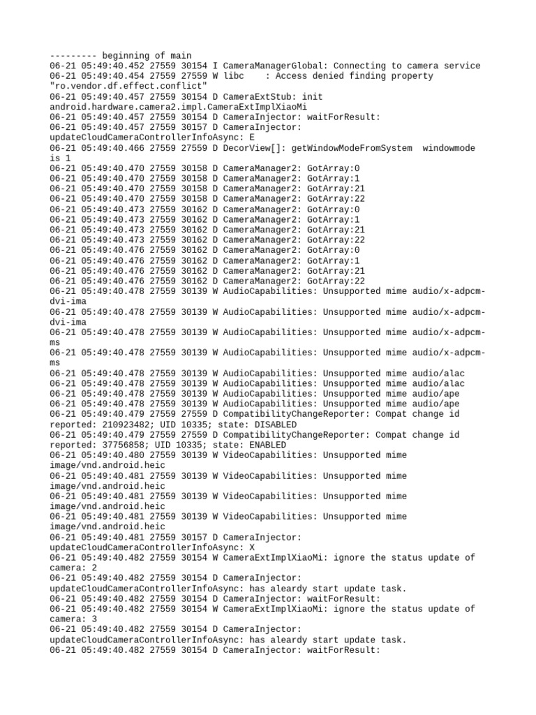 Log Cat 1750459780409 | PDF | Software | Computing