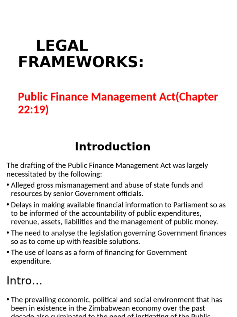 2.1.public Finance Management Act | PDF | Public Finance | Audit