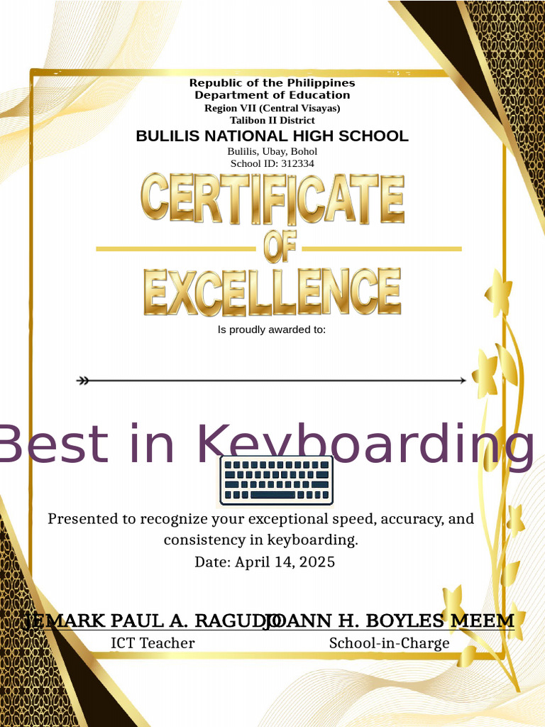 Jemark Certificate | PDF