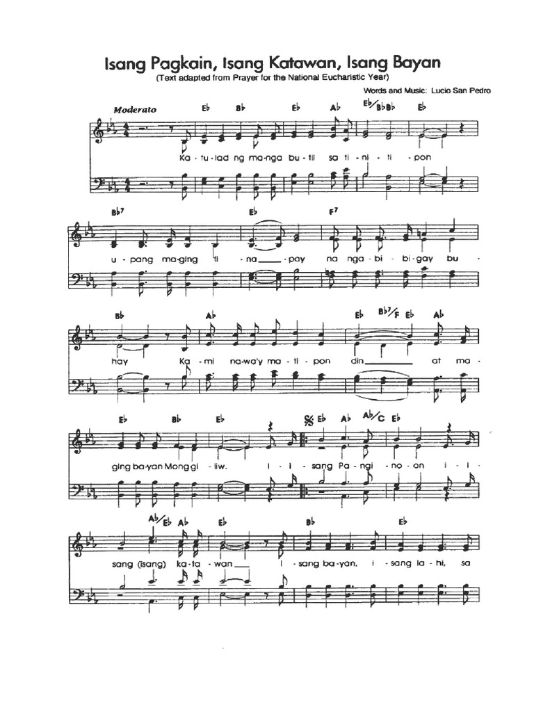 Isang Pagkain, Isang Katawan, Isang Bayan | PDF