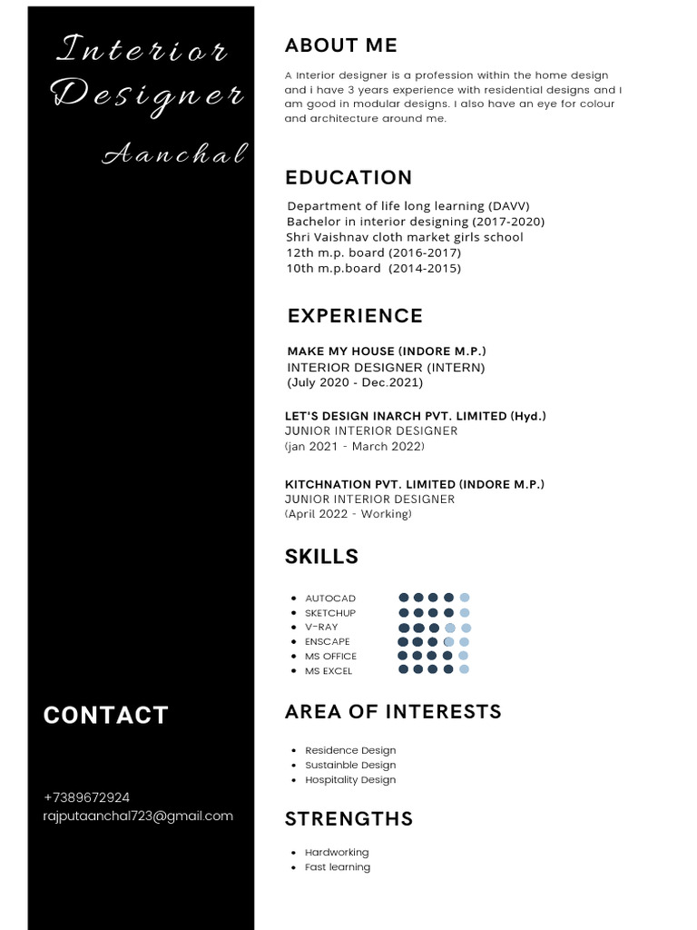 Aanchal Resume 1 | PDF
