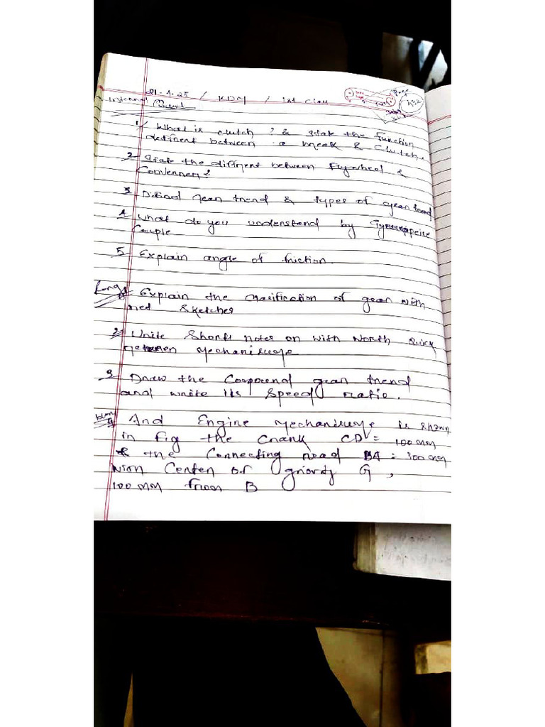 KDM Internal Questions | PDF