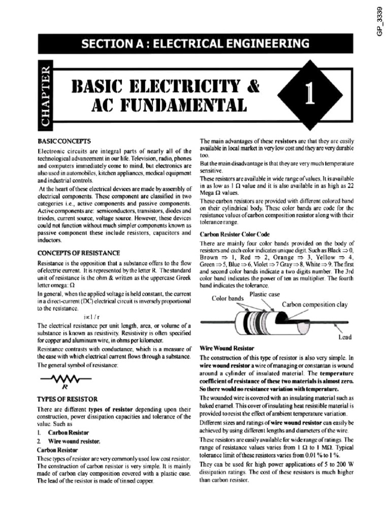 Basics of Electrical Engineering | PDF