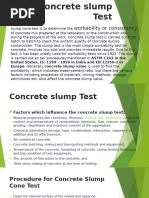 Slump Test Bst110 | PDF | Concrete | Materials