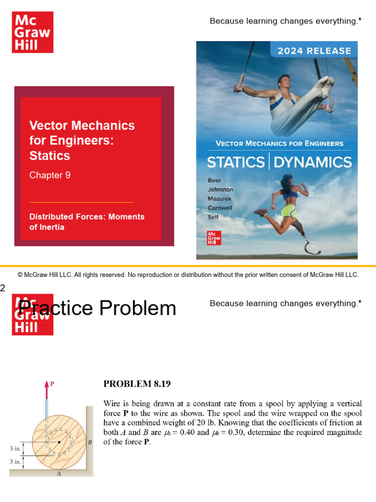 Statics Lecture 19 - Chapter 9 | PDF | Beam (Structure) | Area