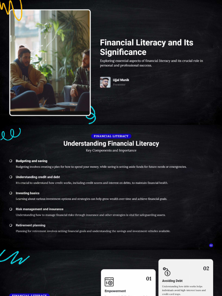 Financial Literacy Ppt by Ujjal Manik PDF | PDF