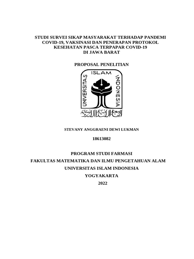 Proposal Stevany-Rev | PDF