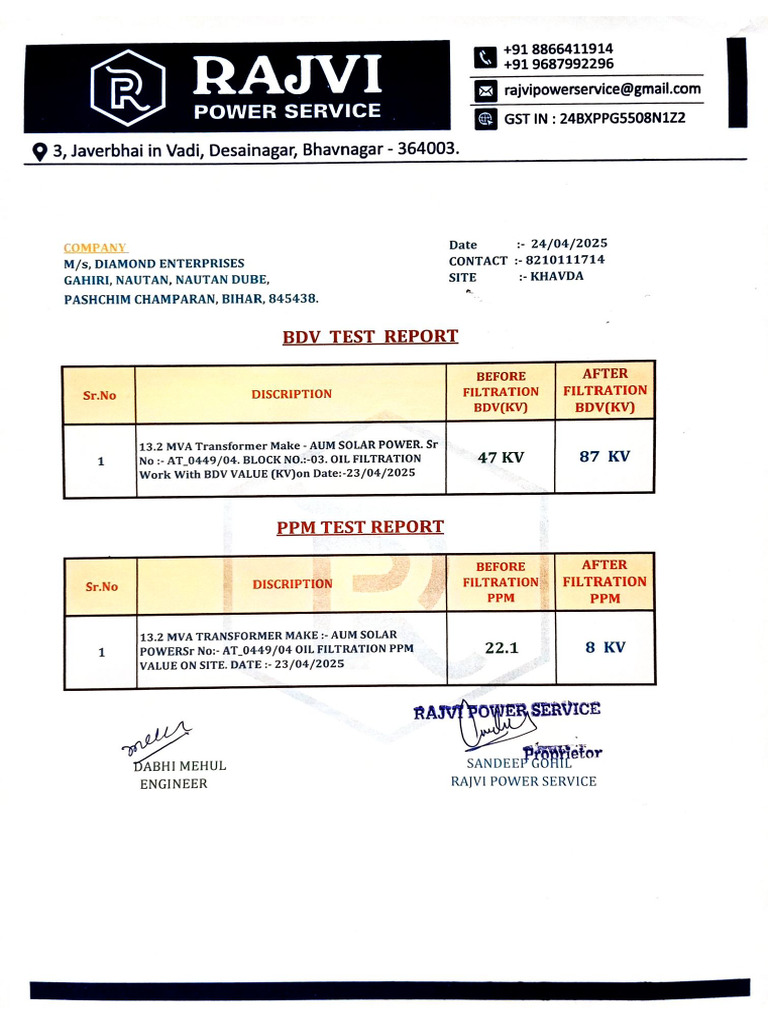 BDV & PPM Dimond Enterprises | PDF