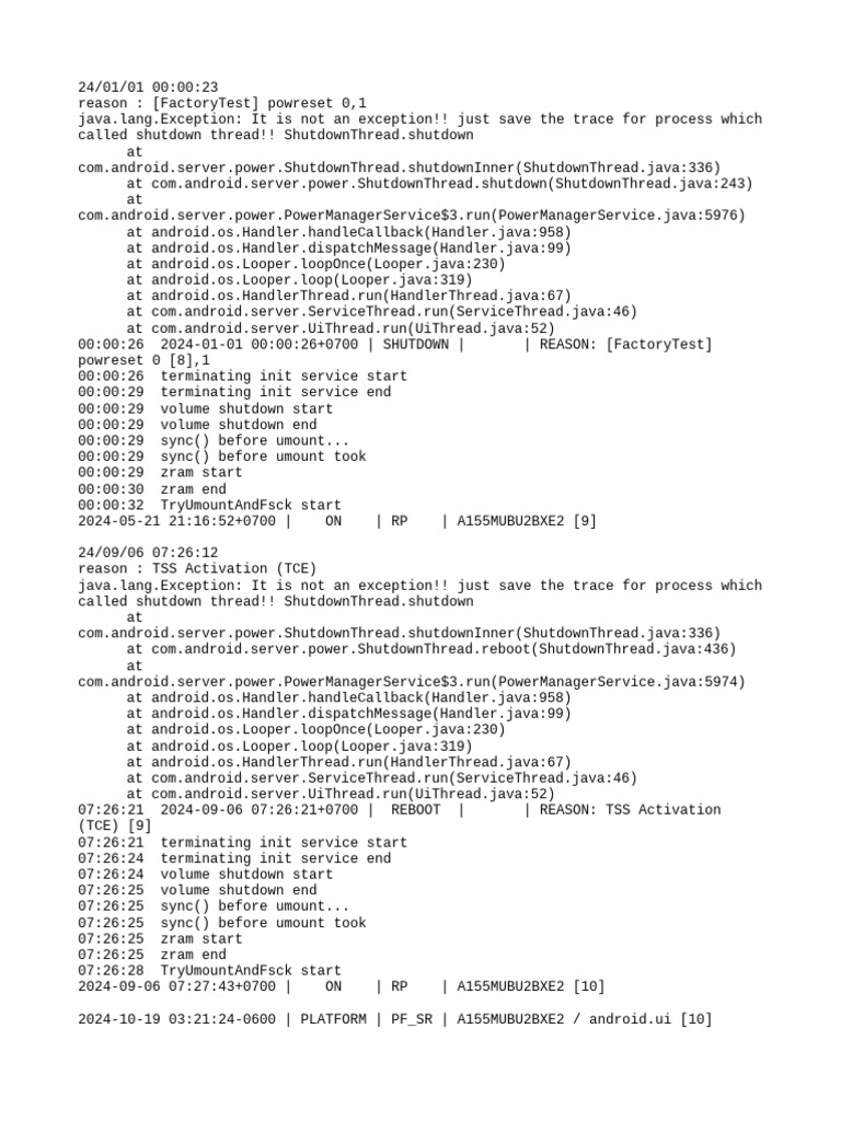 Power Off Reset Reason Backup | PDF | Computing | Software