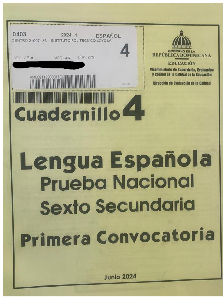 Cuadernillo 4 Lengua | PDF