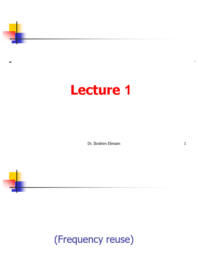 MobComm Lec1 | PDF